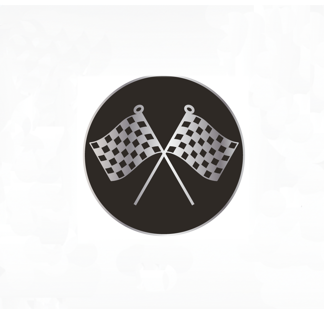 Crossed Flags Badge for horn buttons, caps and gear knobs – Moto-Lita